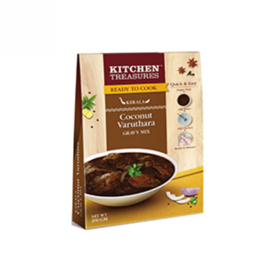 Kitchen Treasures Coconut Varuthara 200g - Kerala, South Indian ...