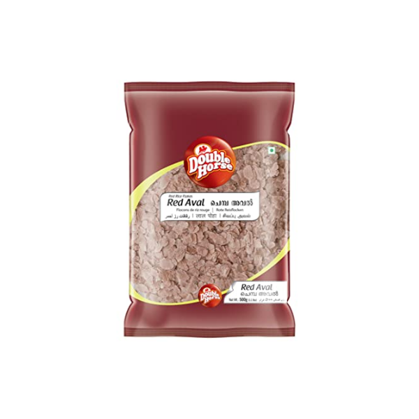 Double Horse Red Aval (Rice Flakes) 500g - Kerala, South Indian ...