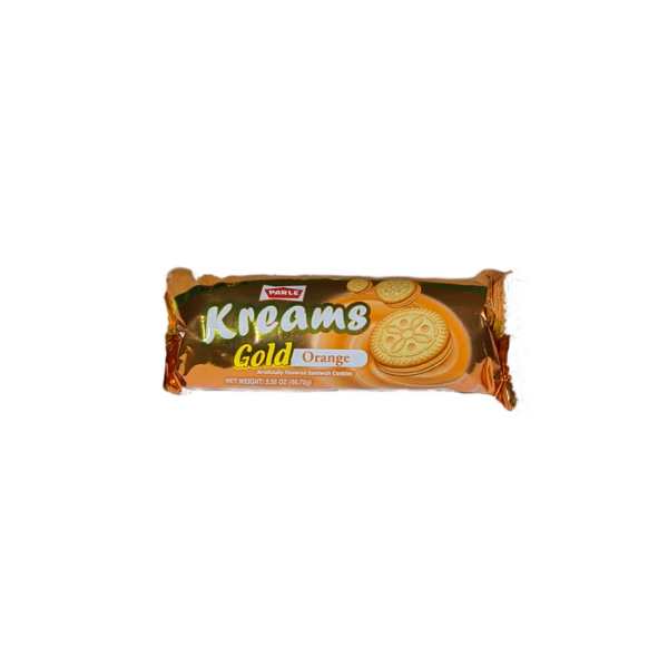 Parle Kreams Gold - Orange 66g - Maharaja Store - Online Desi Grocery