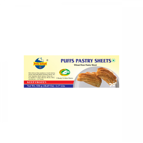 Daily Delight - Frozen Puffs Pastry Sheets 530g - Maharaja Store ...